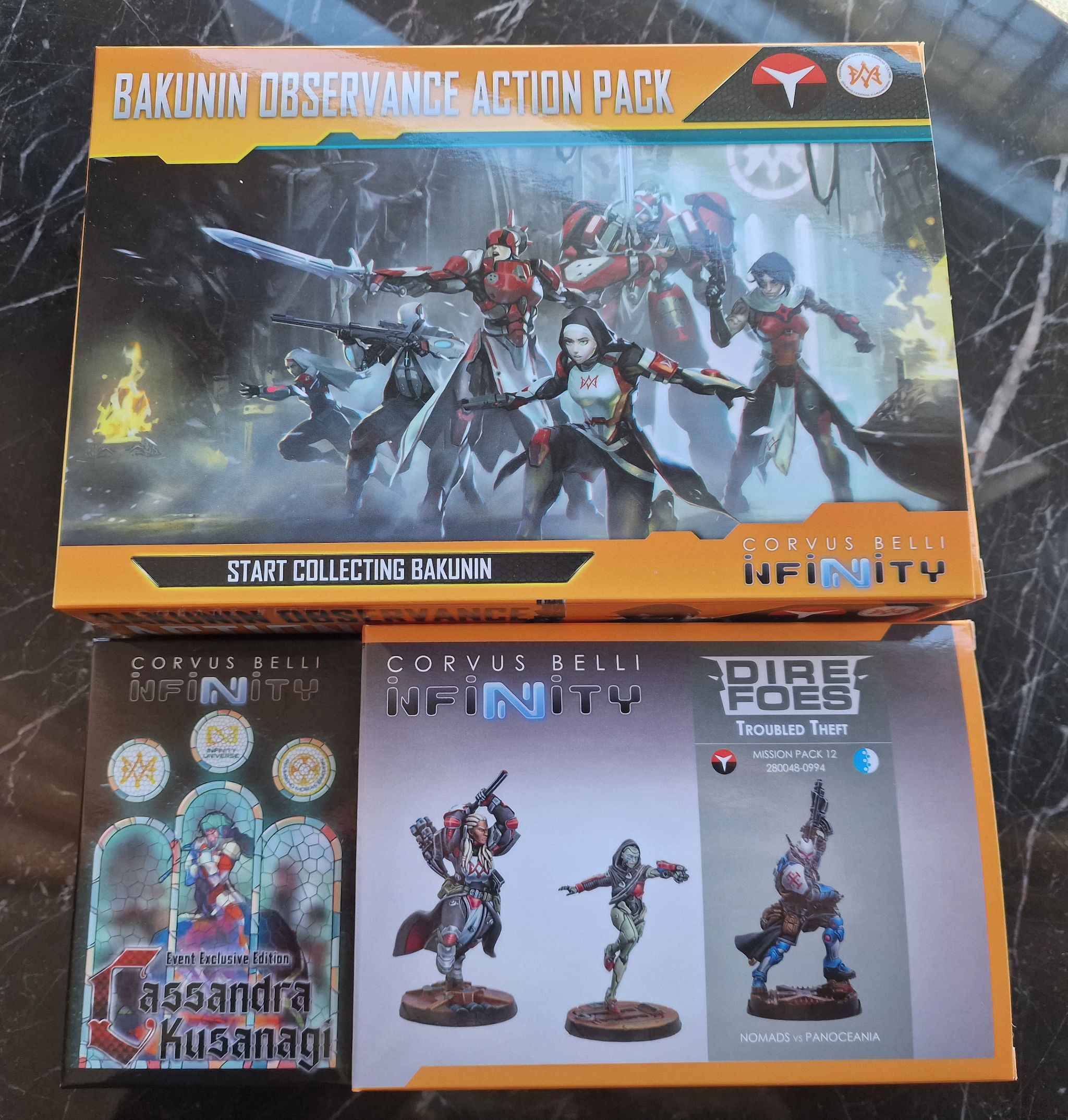 [Infinity] Ya podéis participar en la preventa del Bakunin Observance Action Pack – ¡Cargad!