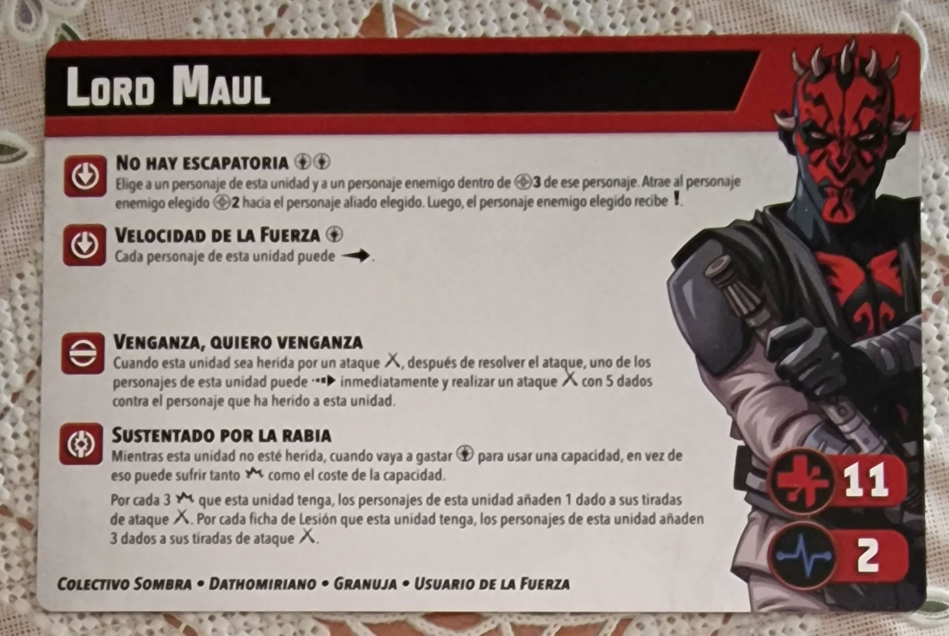 [Star Wars Shatterpoint] Lord Maul (unidad principal) – ¡Cargad!