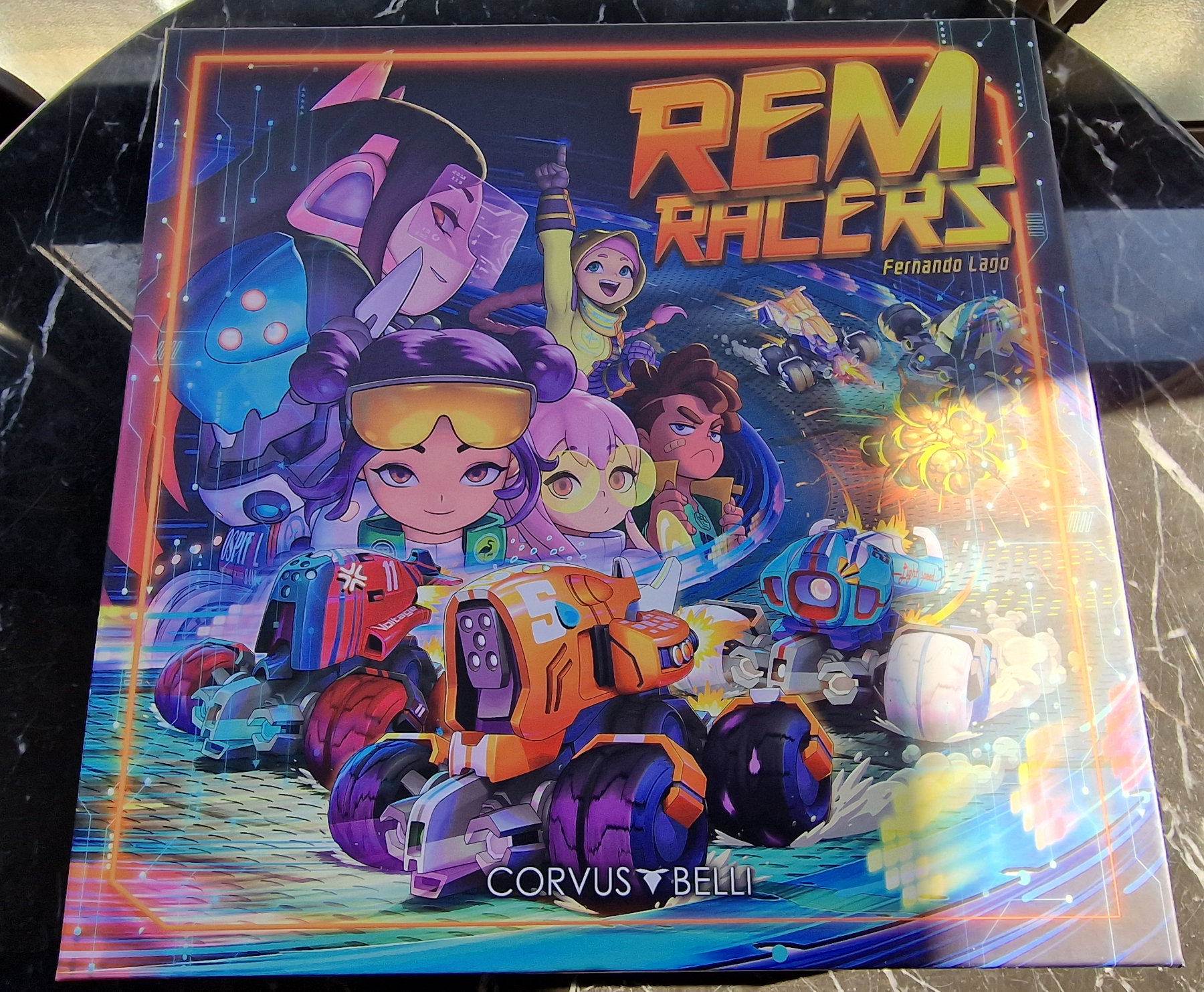 [Novedades] Abriendo la caja de REM Racers, el nuevo juego de mesa del ...