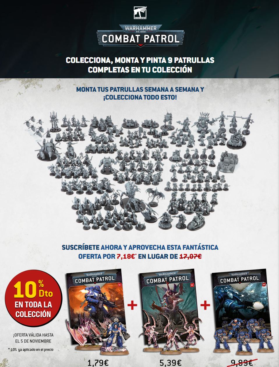 [Warhammer 40.000 Combat Patrol] Contenido completo de la colección por ...